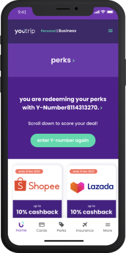 How do I redeem deals on YouTrip Perks? – YouTrip Support Centre