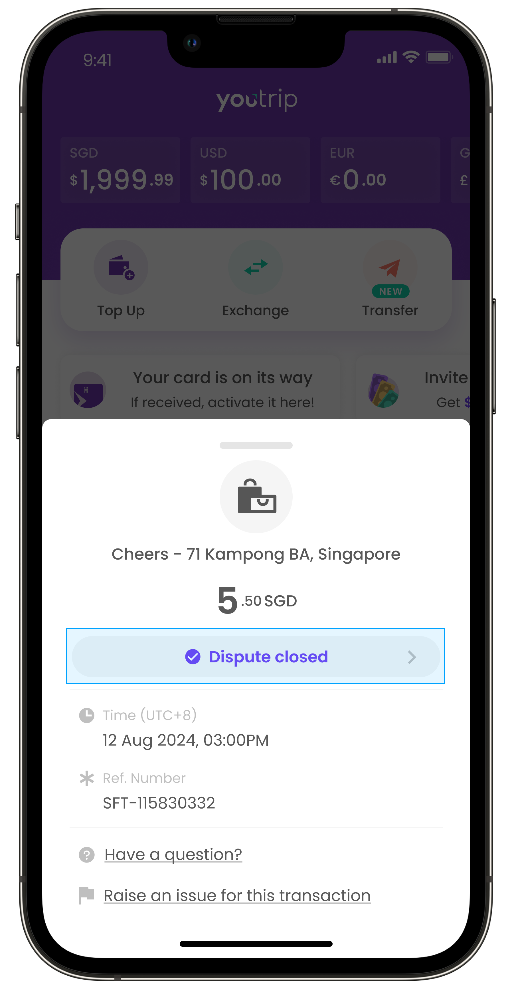 How do I check on my chargeback dispute status? – YouTrip Support Centre