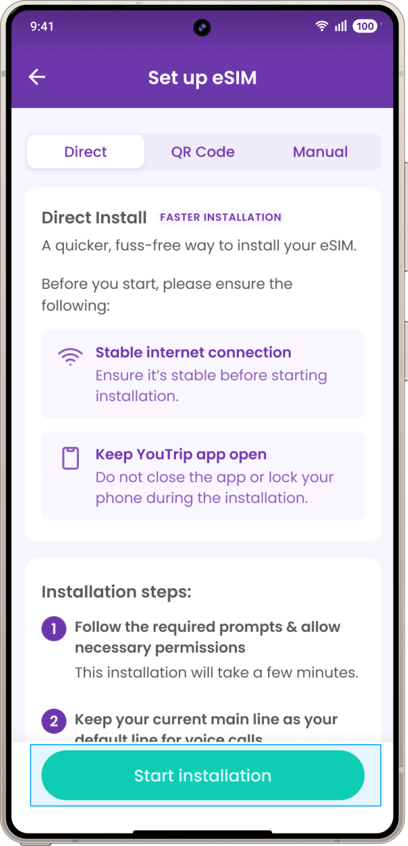 How do I set up my eSIM on my device? – YouTrip Support Centre