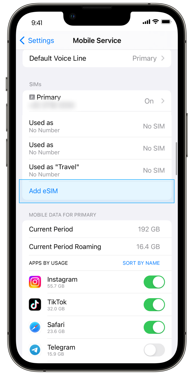 How do I set up my eSIM on my device? – YouTrip Support Centre