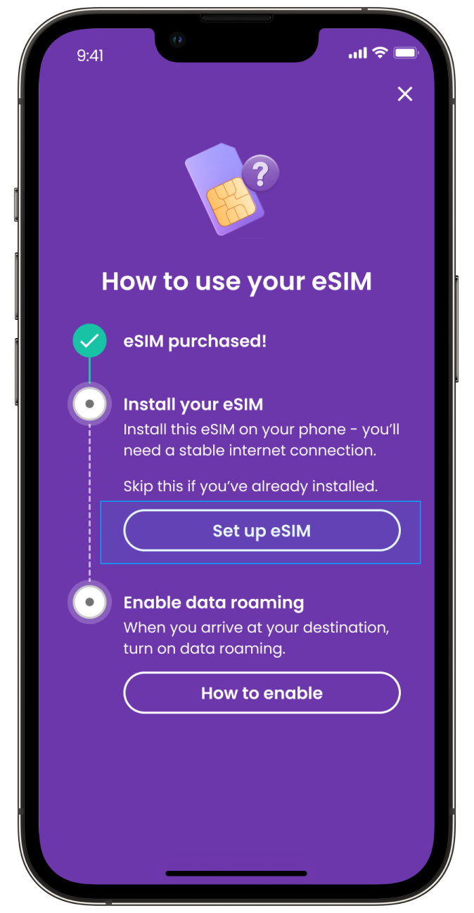 How do I set up my eSIM on my device? – YouTrip Support Centre